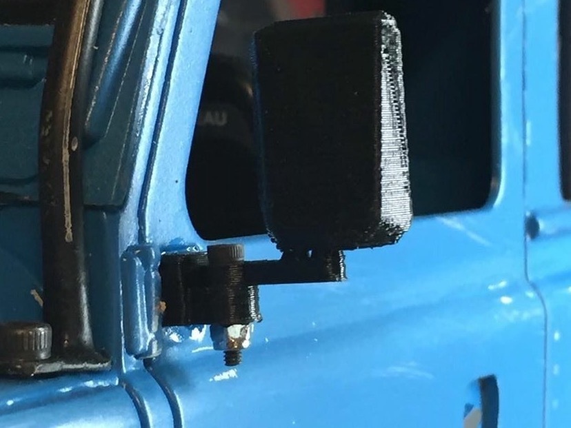 STL file RC 1/10 Car folding mirrors 4X4 / car folding mirrors 4x4 🚗 ...