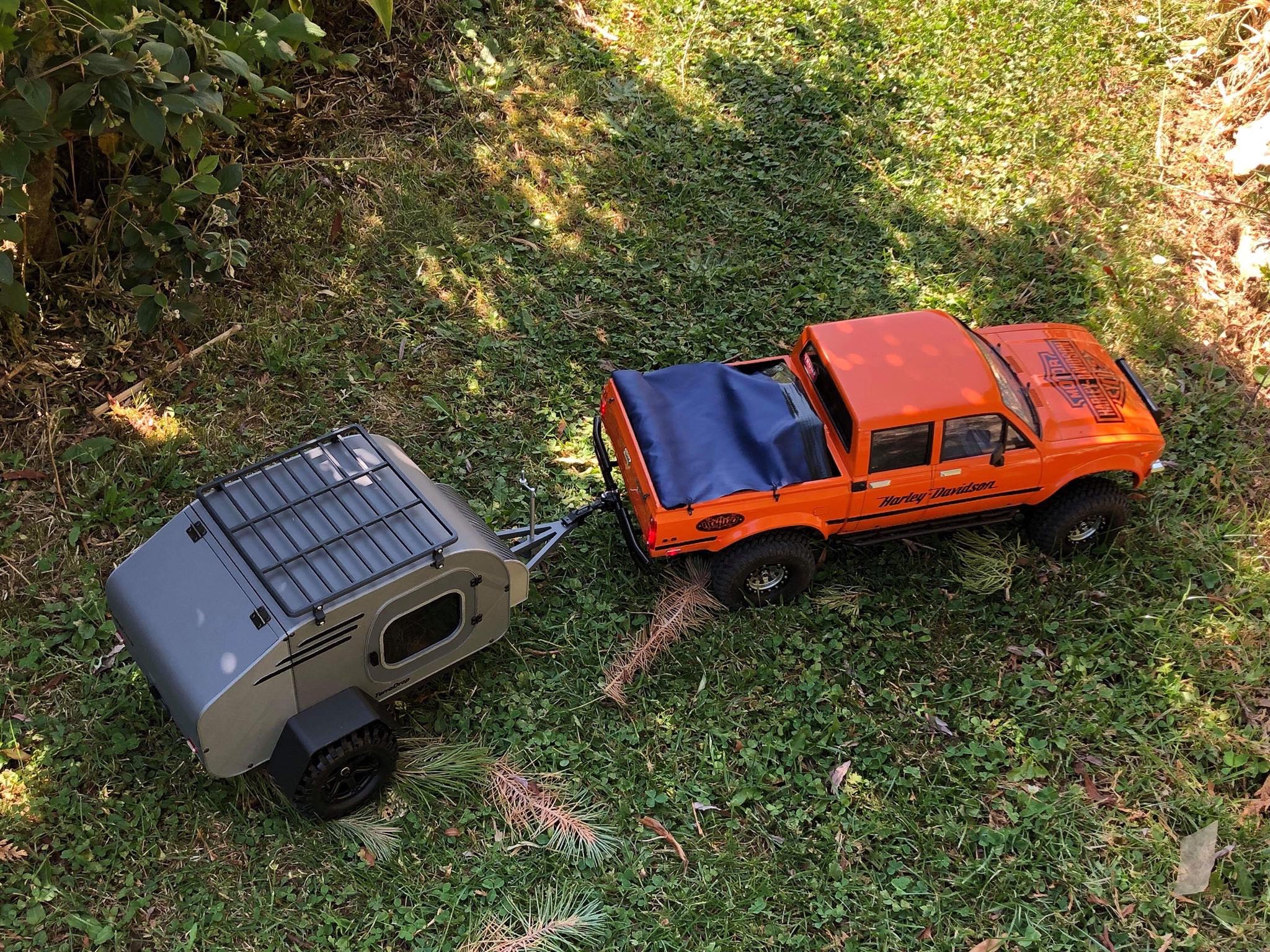 STL file 🦎Rc 1/10 scale camper Teardrop Terradrop off-road caravan ・3D ...