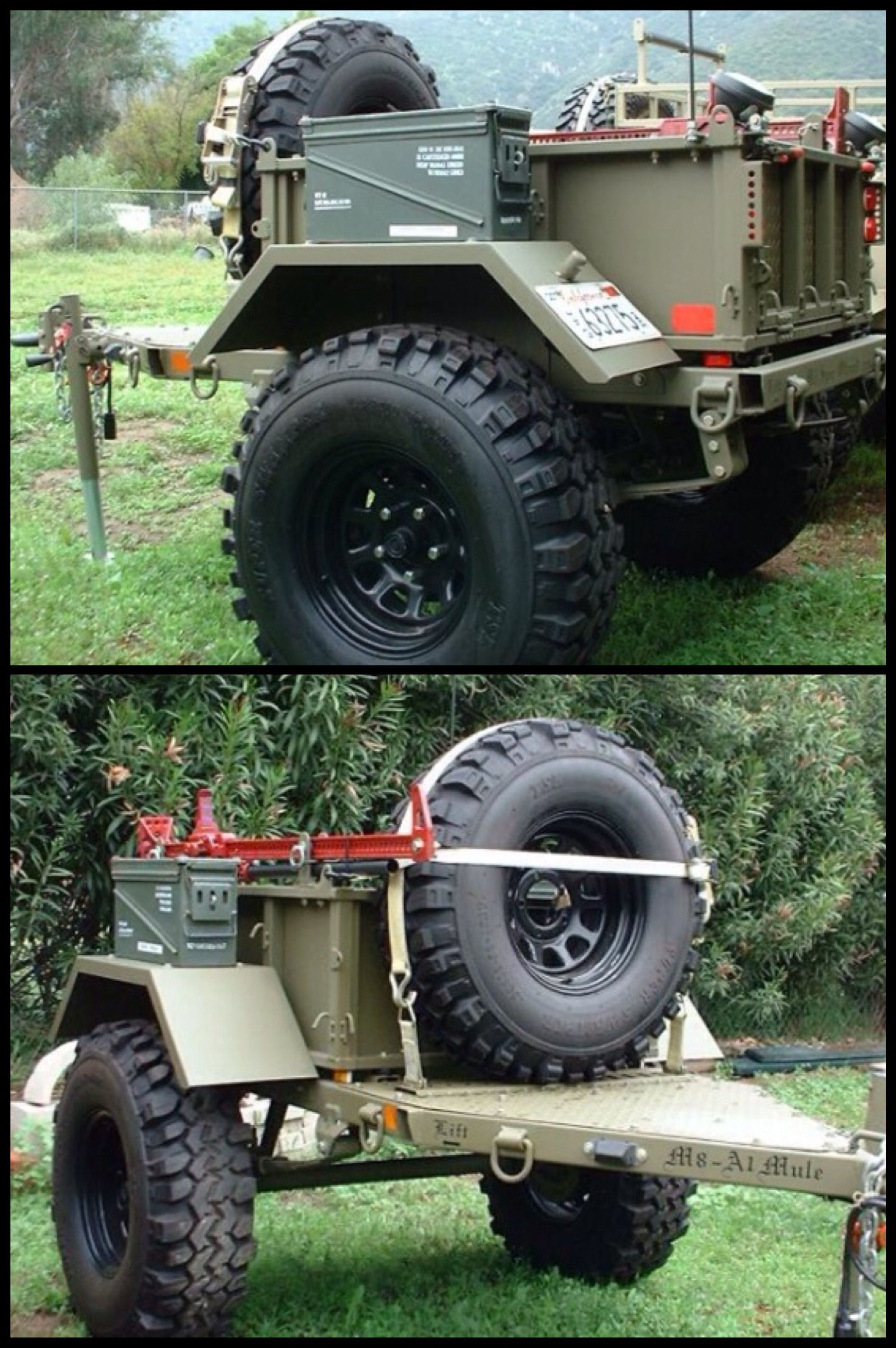 🦎RC 1/10 TRAILER TRIAL XL SCALE OFF-ROAD / All-terrain trailer・ STL ...