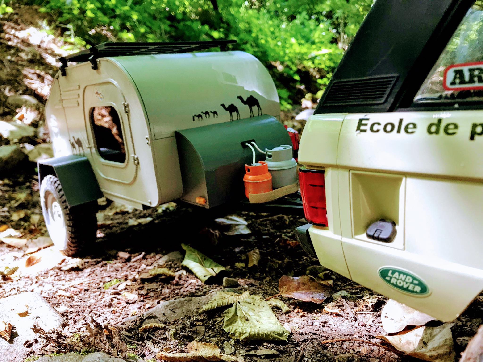 STL file 🦎Rc 1/10 scale camper Teardrop Terradrop off-road caravan ・3D ...