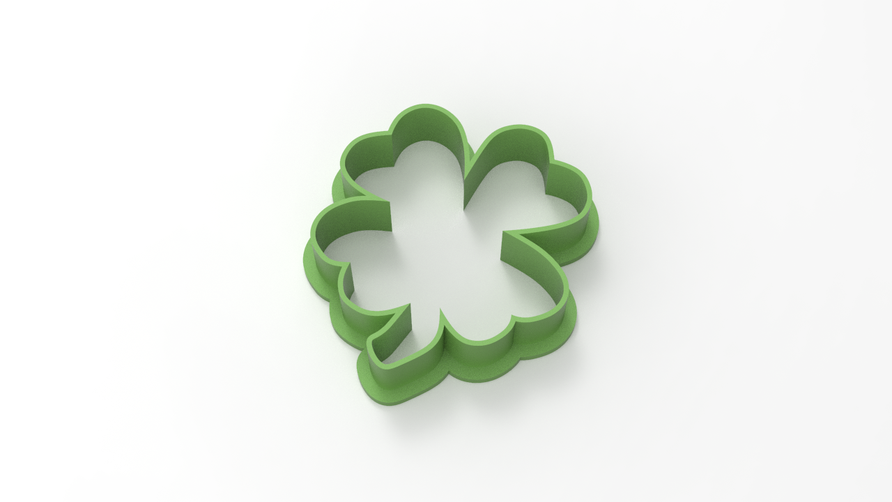 Free STL file 4 leaf clover ☘️ ・Model to download and 3D print・Cults