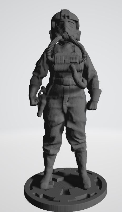 👔 TIE_Fighter_Pilot・ STL File for ・Cults