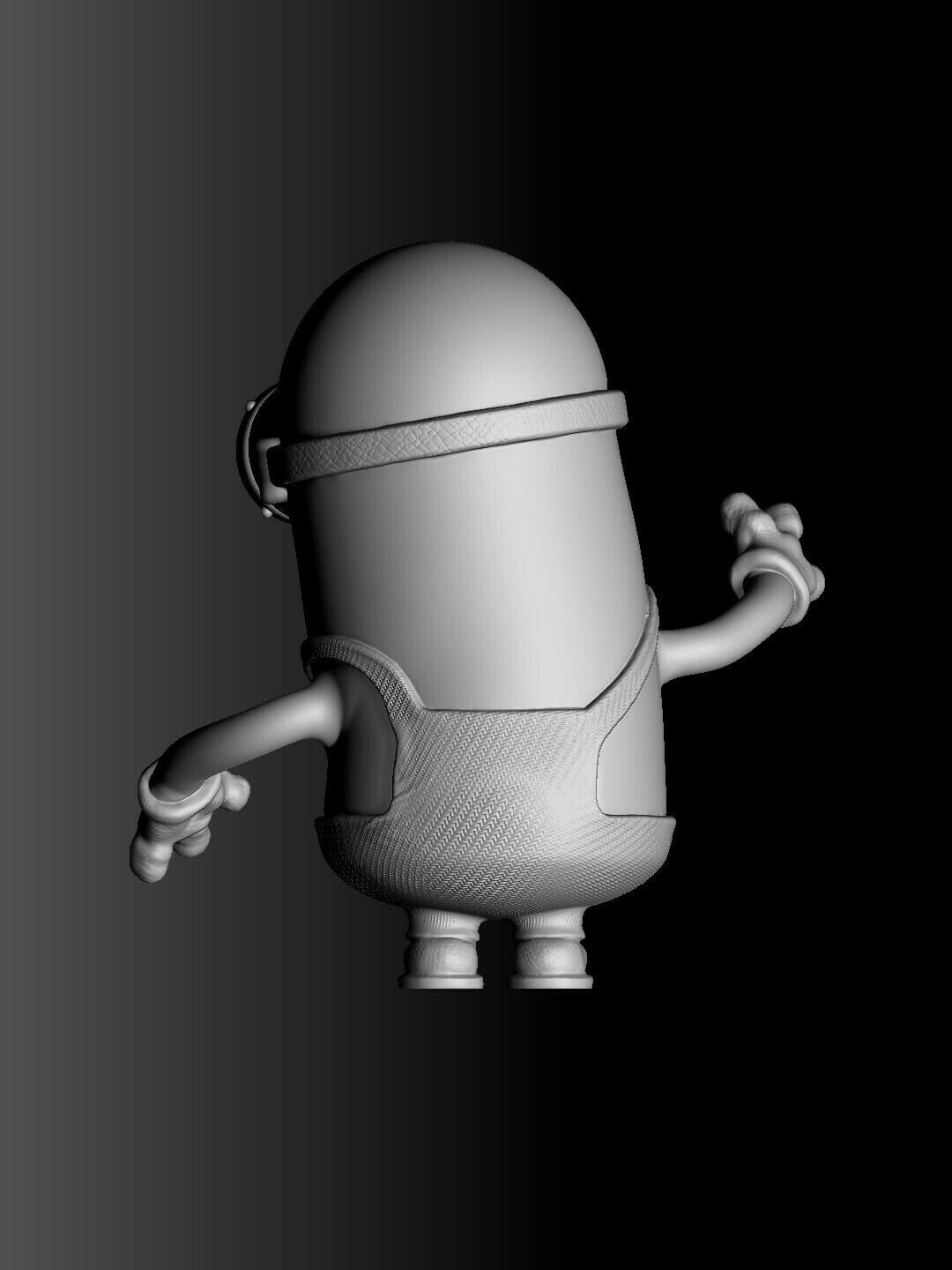 STL file Minion 3D printable . STL, OBJ 👹 (OBJ)・3D printable model to ...