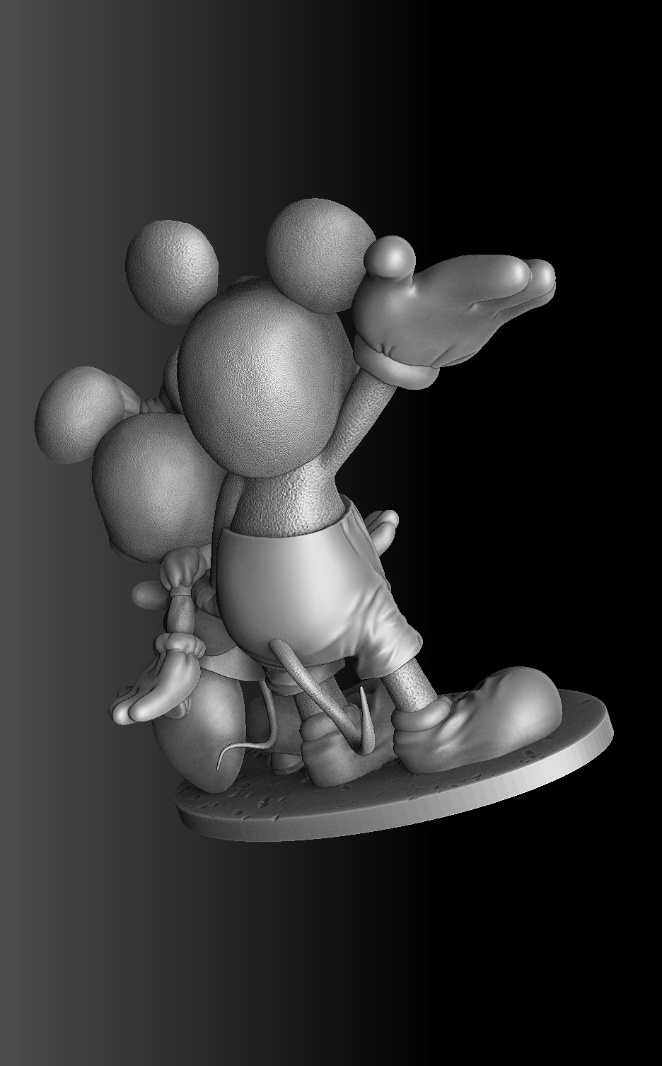 STL file Mickey and Minie mouse together.Love. STL 3D printable 🐁 (OBJ ...