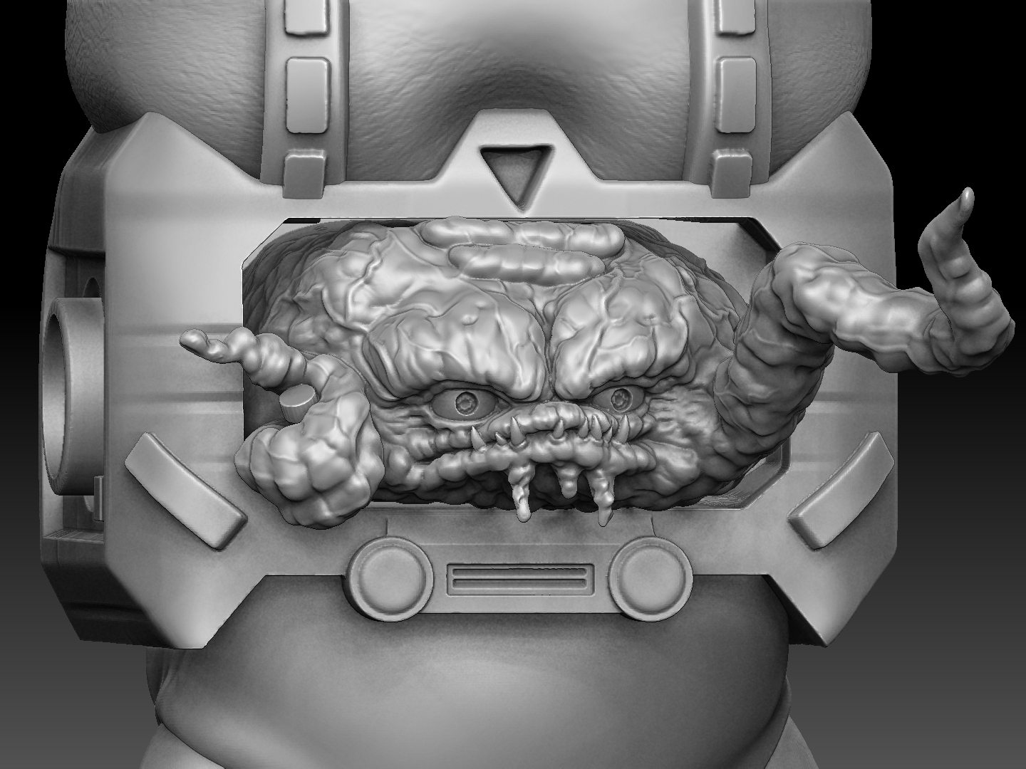 🤖 General Krang 1987.TMNT.3d printable.STL.・ STL File for 3D printing・Cults