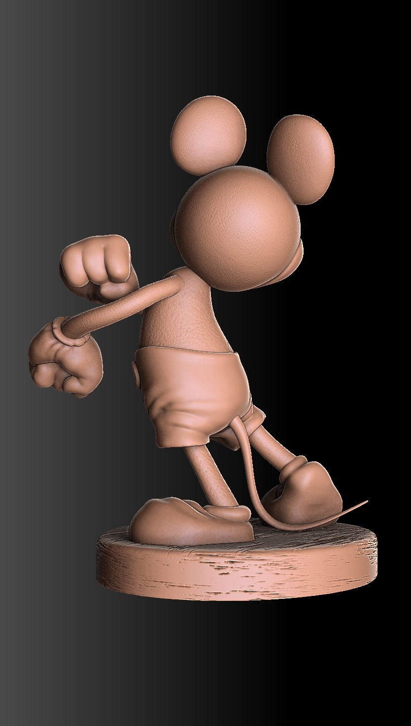 🐁 Mickey Mouse happy. 3D printable stl,obj・ STL File for ・Cults