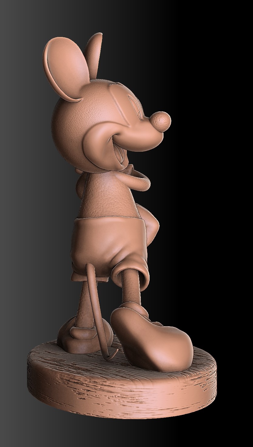 🐁 Mickey Mouse happy. 3D printable stl,obj・ STL File for ・Cults