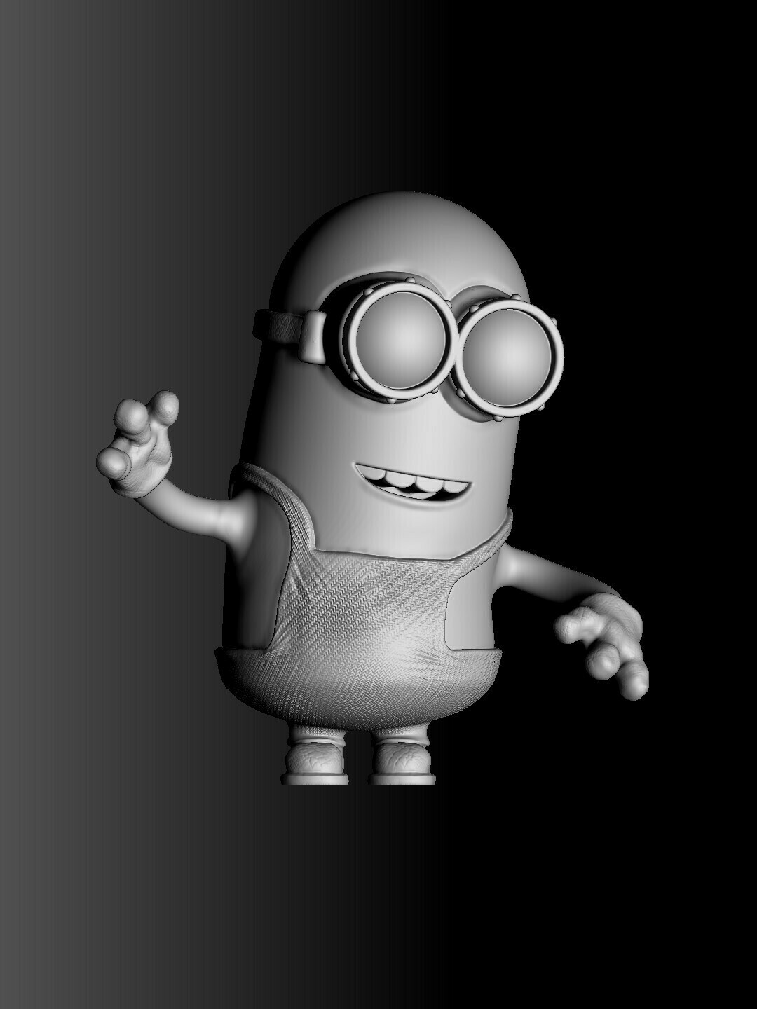 STL file Minion 3D printable . STL, OBJ 👹 (OBJ)・3D printable model to ...