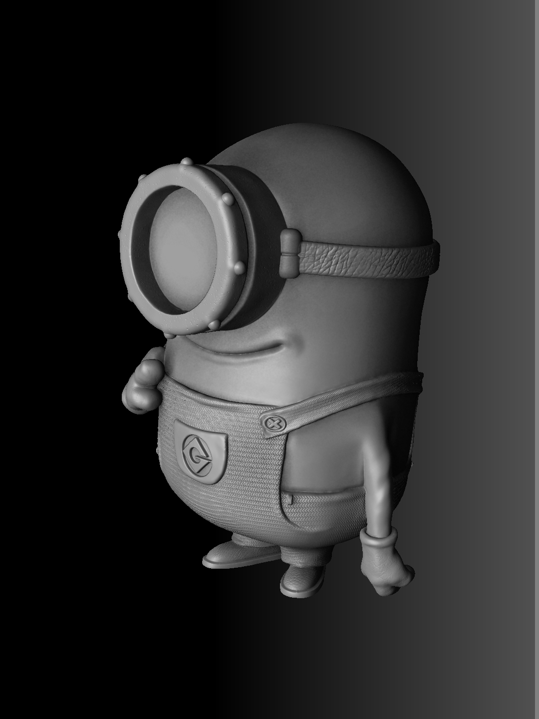 Archivo STL Minion Karl. STL. Imprimible en 3D 👹 (OBJ)・Modelo de ...