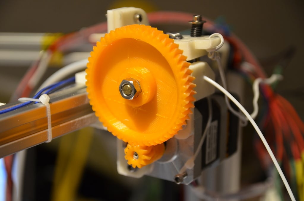 3D print HE3d/huxley extruder Herringbone gears・Cults