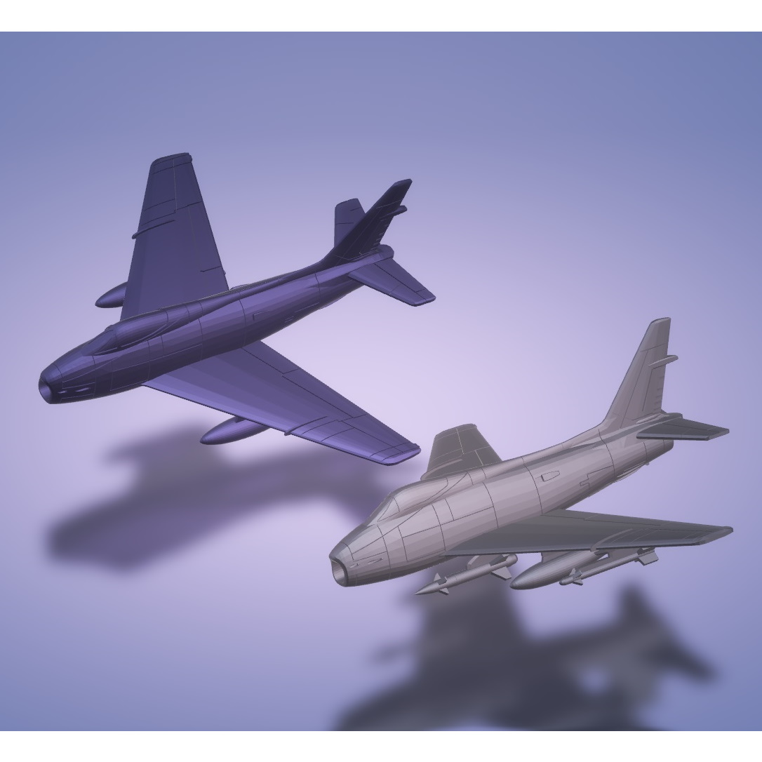 ️ 1:200 North American FJ-4B Fury・ STL File for ・Cults