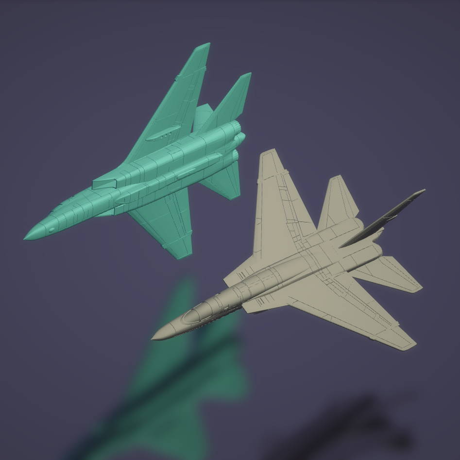 ️ 1:200 North American RA-5C Vigilante・ STL File for ・Cults