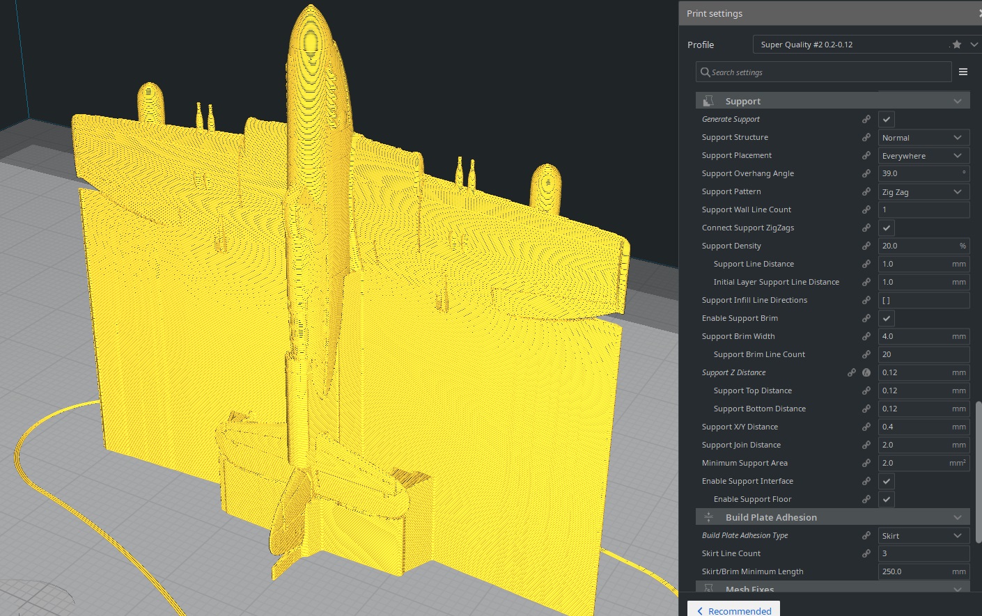 STL file 1:200 Fairey Firefly ️ ・Template to download and 3D print・Cults