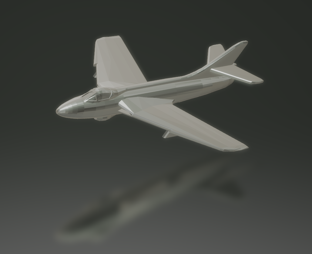 Free STL file Hawker Hunter F6 🏹 ・3D printer design to download・Cults