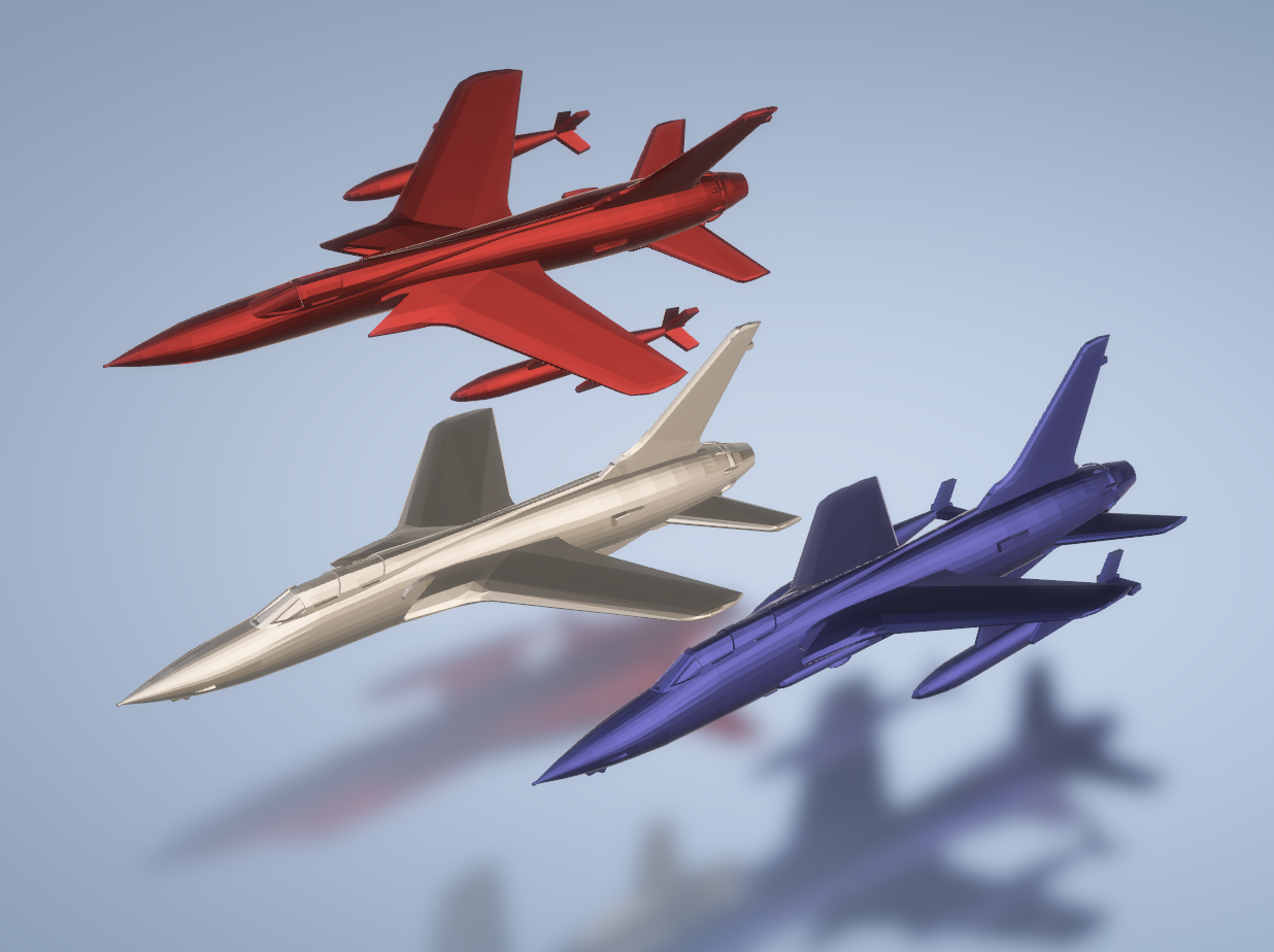 ️ Republic F-105 Thunderchief・Free STL File for ・Cults