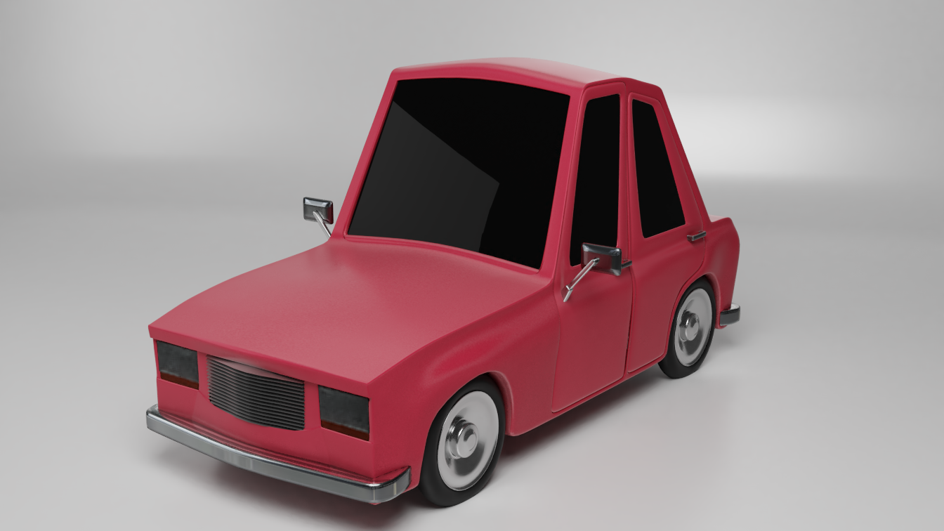 STL file CARTOON CAR 3D MODEL 🚗・Model to download and 3D print・Cults