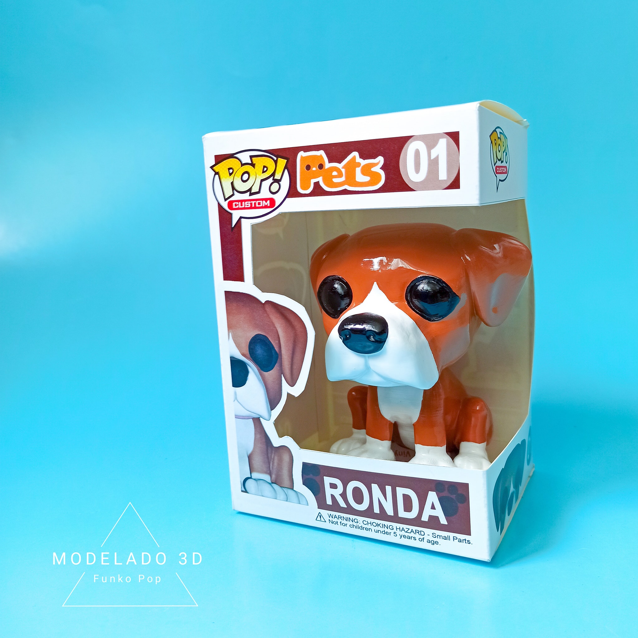 🐕 FUNKO BOXER DOG・Archivo STL para ・Cults
