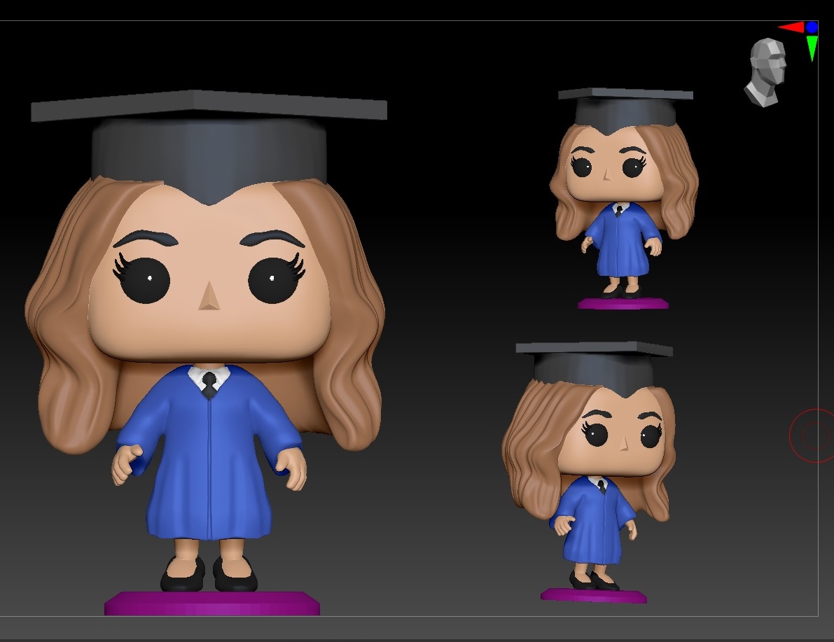 🎓 FUNKO GRADUACION・Archivo STL para ・Cults