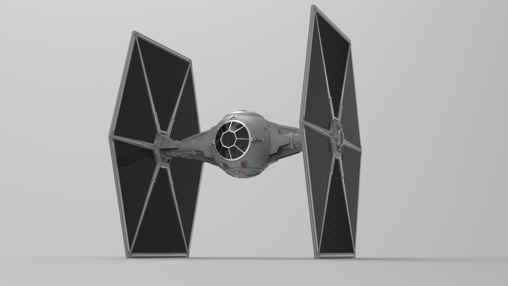⭐ Star Wars Tie Fighter with Interior 3D model・ STL File for ・Cults