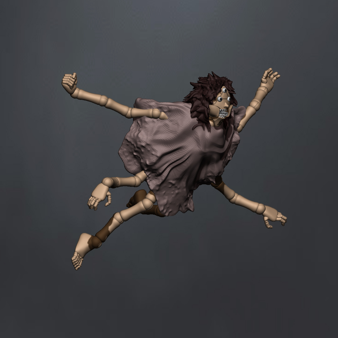 🐦 Naruto Crow puppet crow crow puppet・ STL File for ・Cults