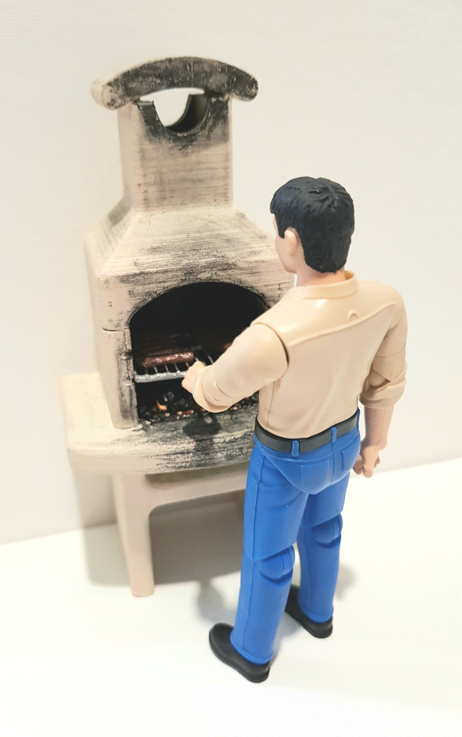 Free STL file Concrete barbecue 1:14 🎲 ・3D print design to download・Cults