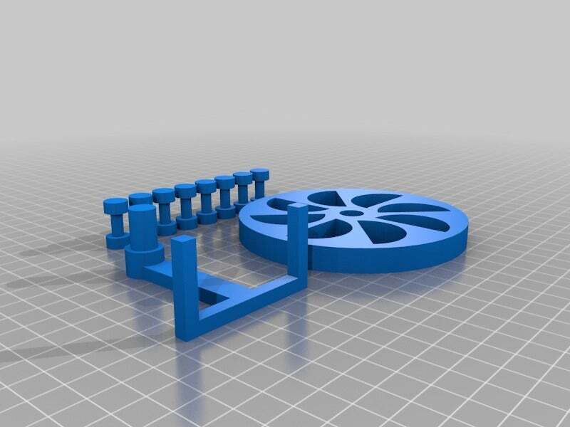Free STL file Customizable Perpetual Motion Wheel 🛞 (SCAD)・3D printable ...