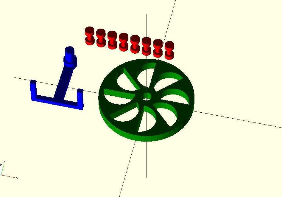 Free STL file Customizable Perpetual Motion Wheel 🛞 (SCAD)・3D printable ...