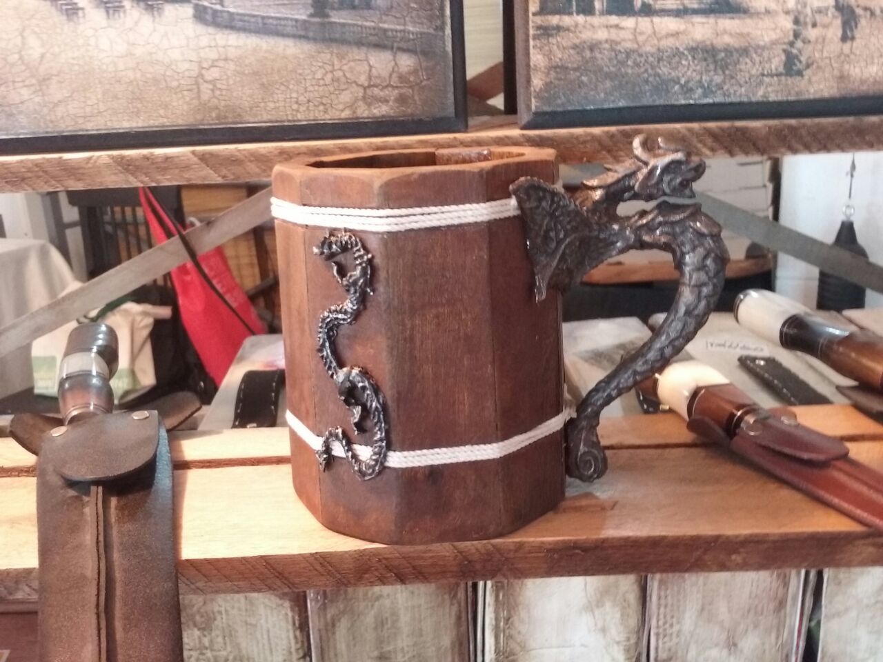 🪵 Handle for wooden beer mug・ STL File for ・Cults