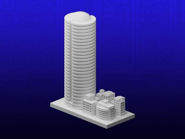 Free STL file GreebleCity: Office Building 🏢 ・3D print object to ...