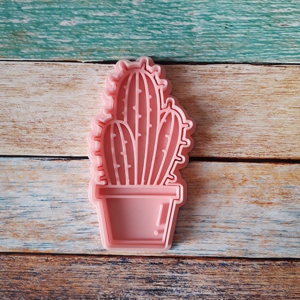 STL file Cactus cutter and stamp - Cactus 01 cutter and stamp 🌵 ・3D ...