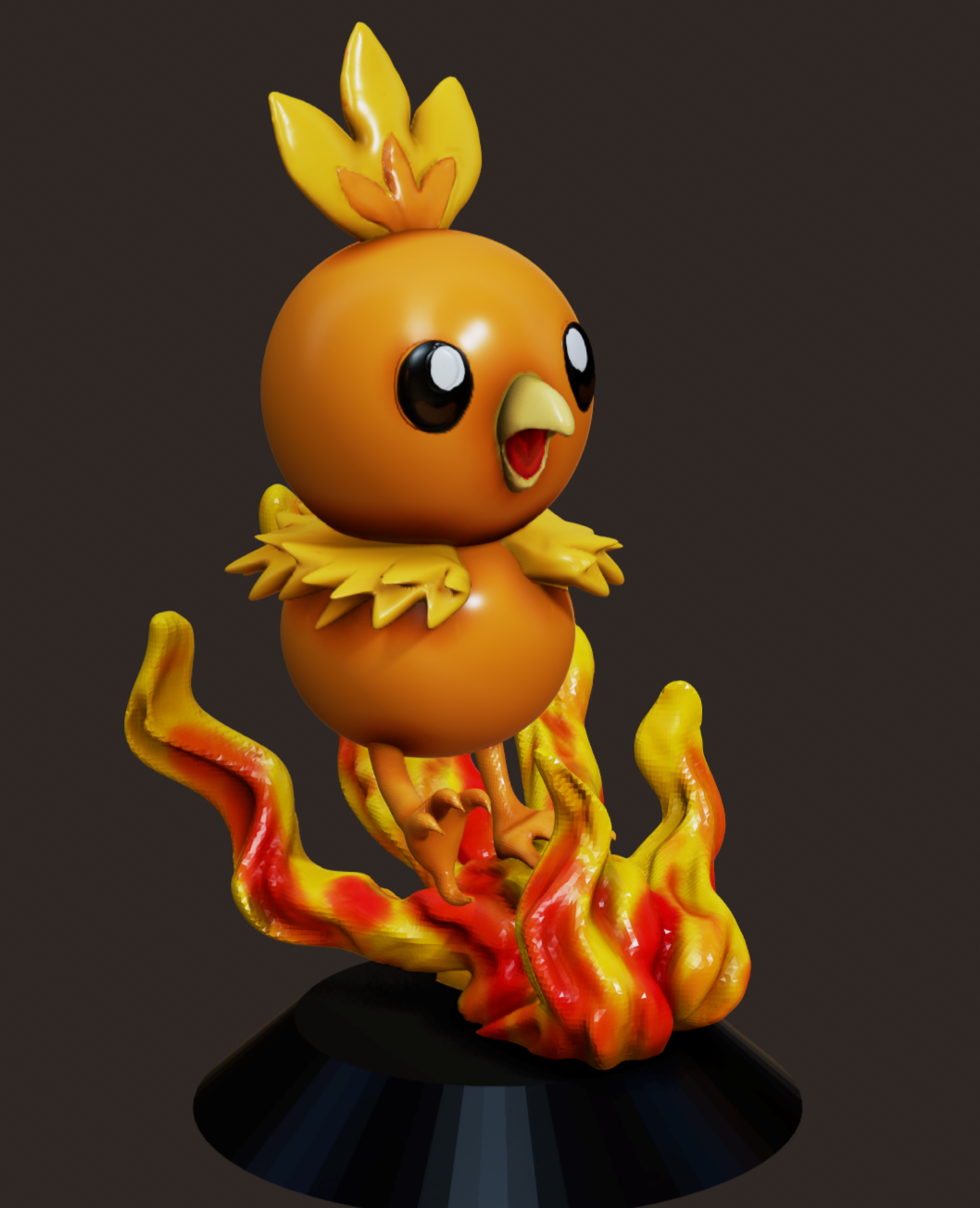 OBJ file Torchic 🐉・3D print design to download・Cults