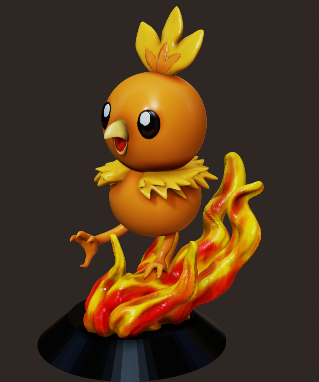 OBJ file Torchic 🐉・3D print design to download・Cults