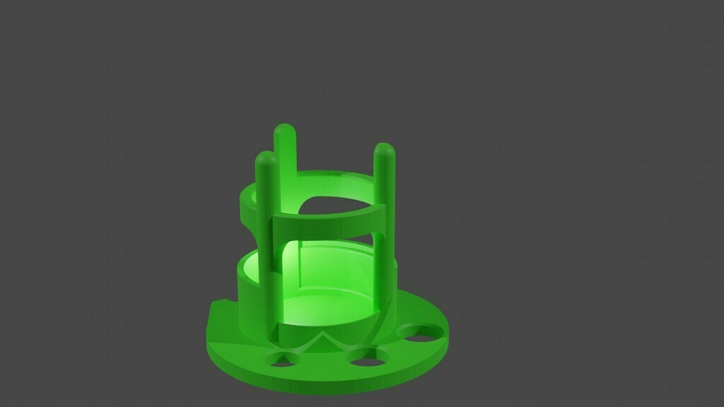 Free 3D file BottleGullyStand Tilt protection Bottle stand Bottle ...