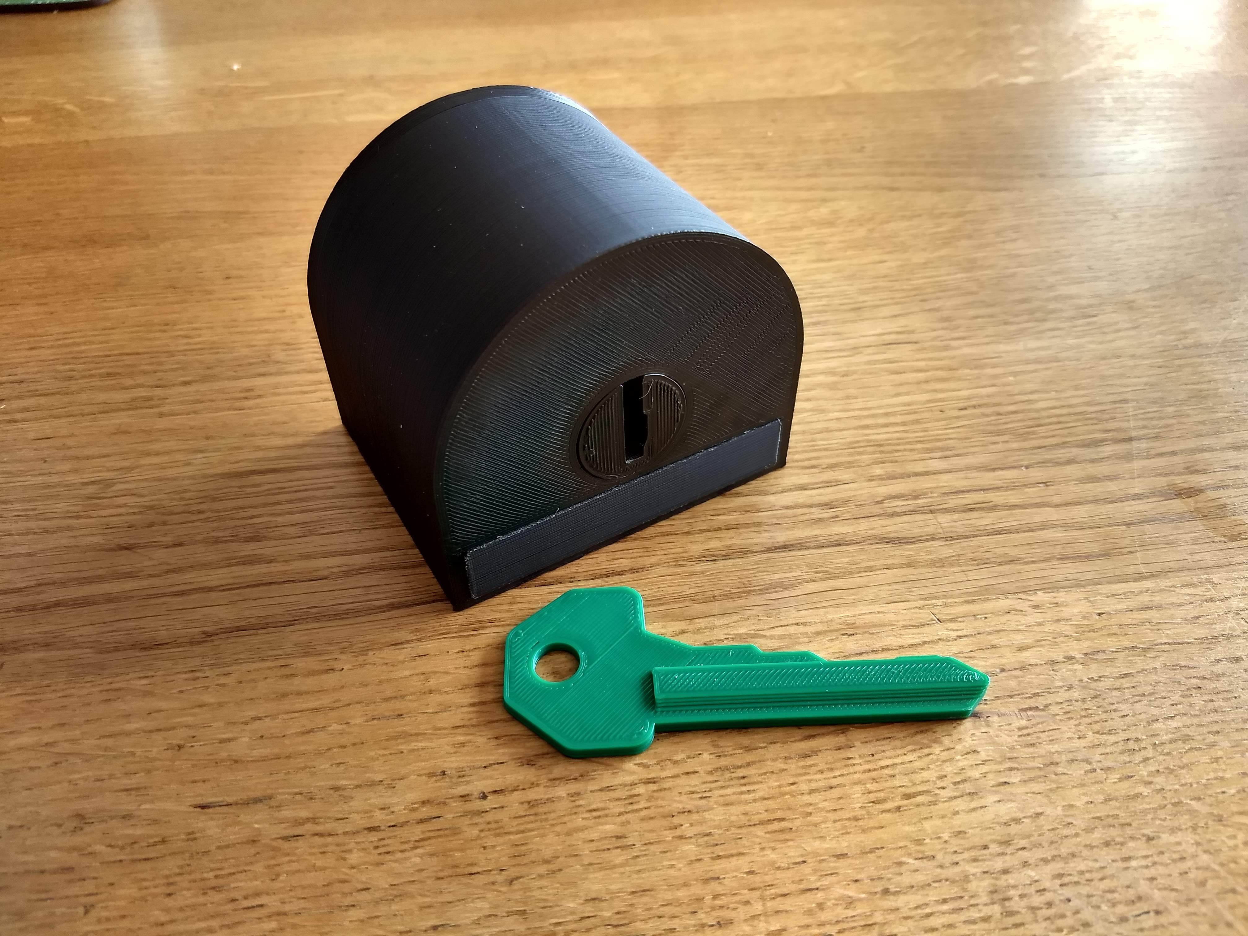 🔒 3D printed lock・Free STL File for ・Cults