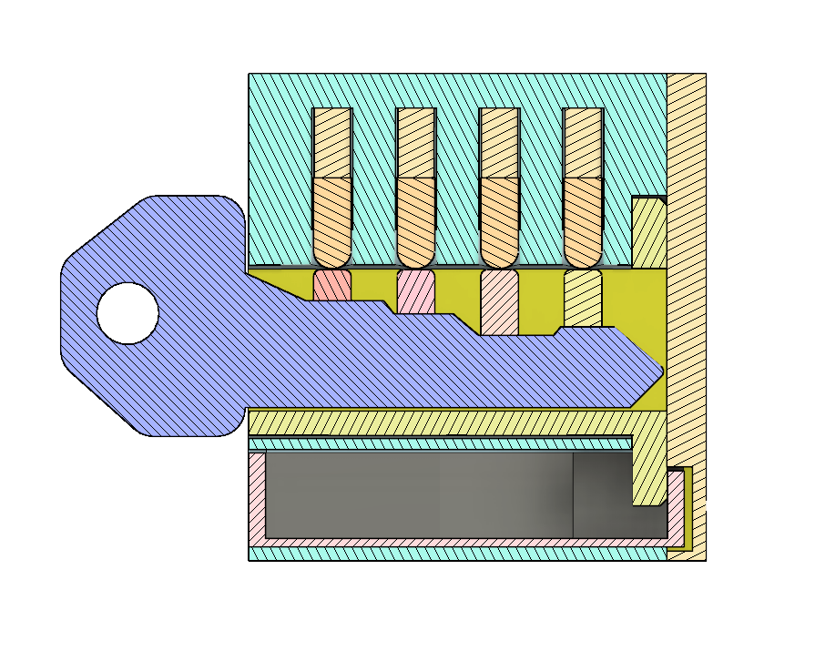 🔒 3D printed lock・Free STL File for ・Cults