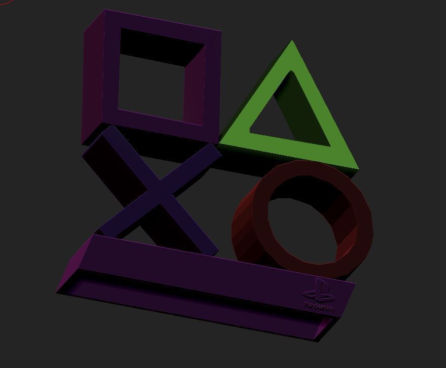 🎲 icons light ps4・Free 3D File for ・Cults