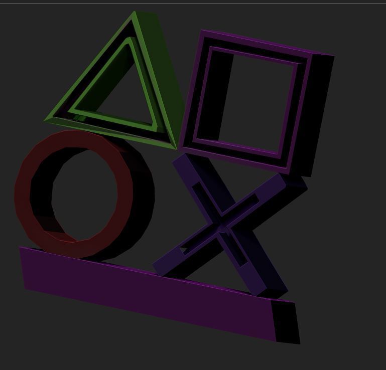 🎲 icons light ps4・Free 3D File for ・Cults