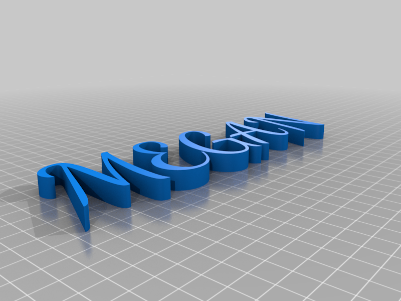 👽 MEGAN TEXT・Free 3D File for ・Cults