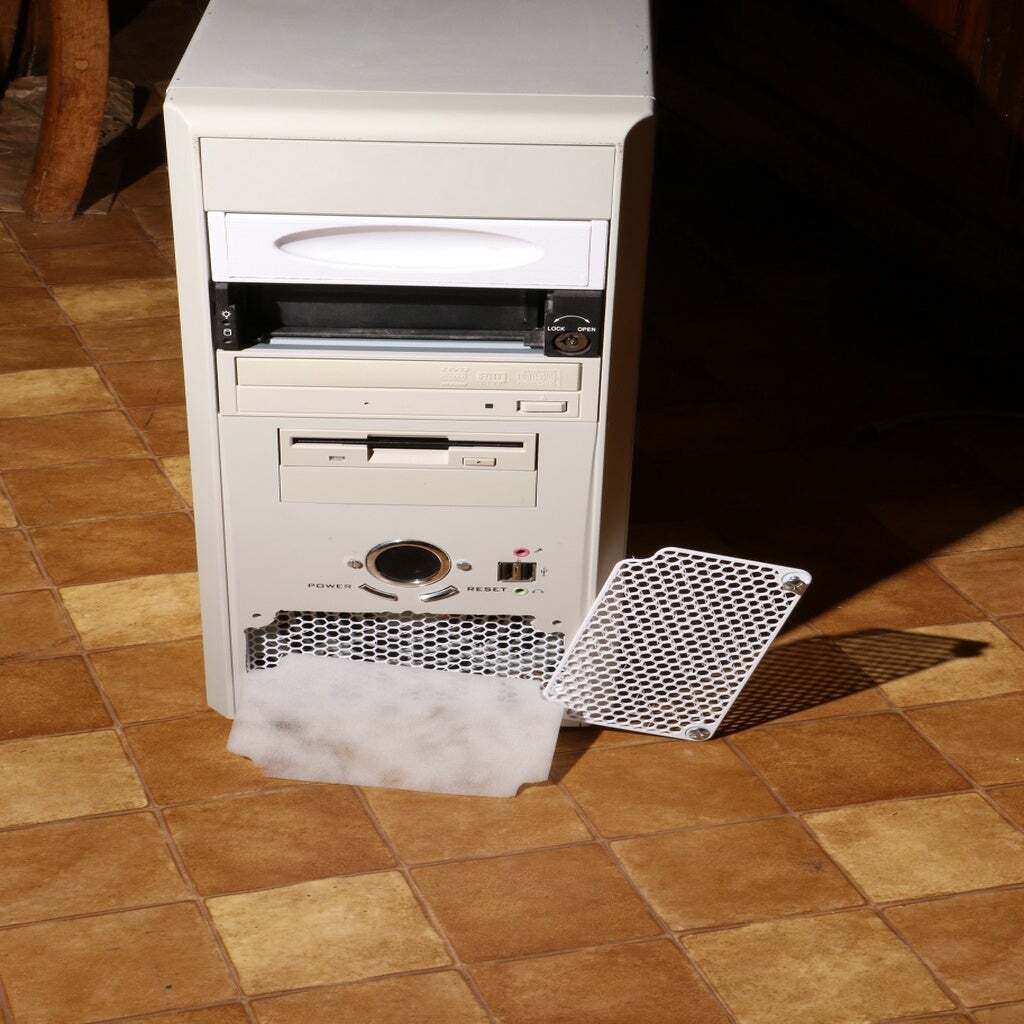 📦 PC case air intake filter box (80×140mm)・Free OBJ File for 3D ...