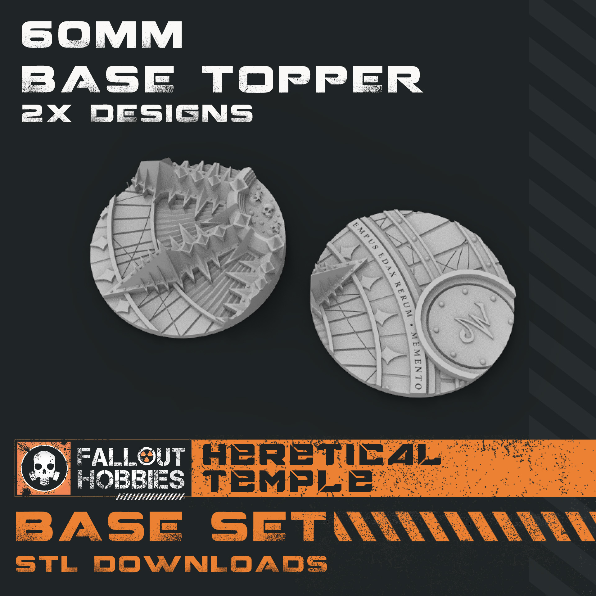 3D file Heretical Temple Bases Set 🕍 ・3D printing design to download・Cults