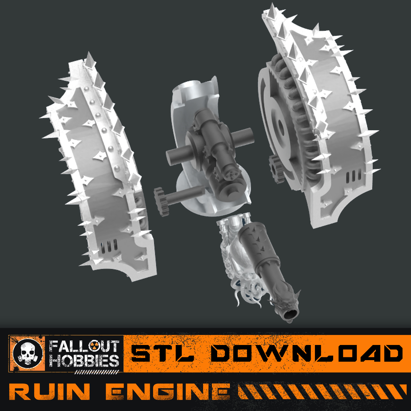 🎲 Ruin Engine・ 3D File for ・Cults