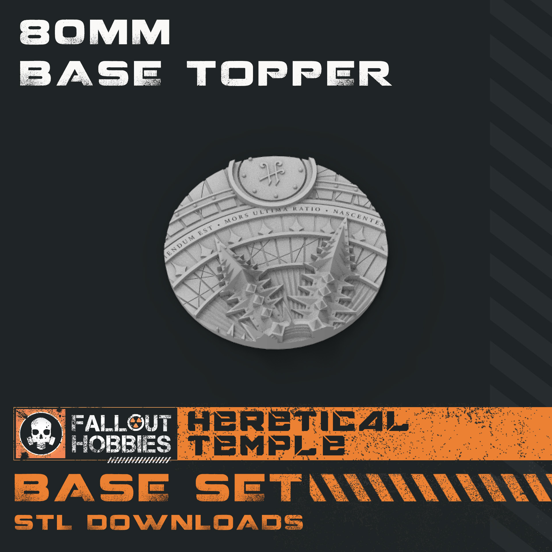 3D file Heretical Temple Bases Set 🕍 ・3D printing design to download・Cults