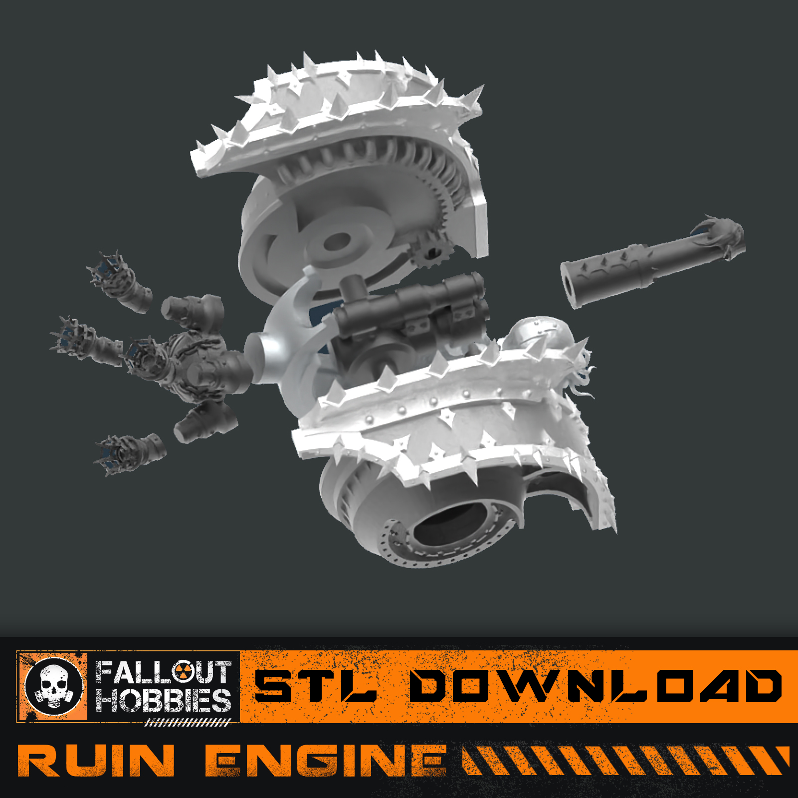 🎲 Ruin Engine・ 3D File for ・Cults