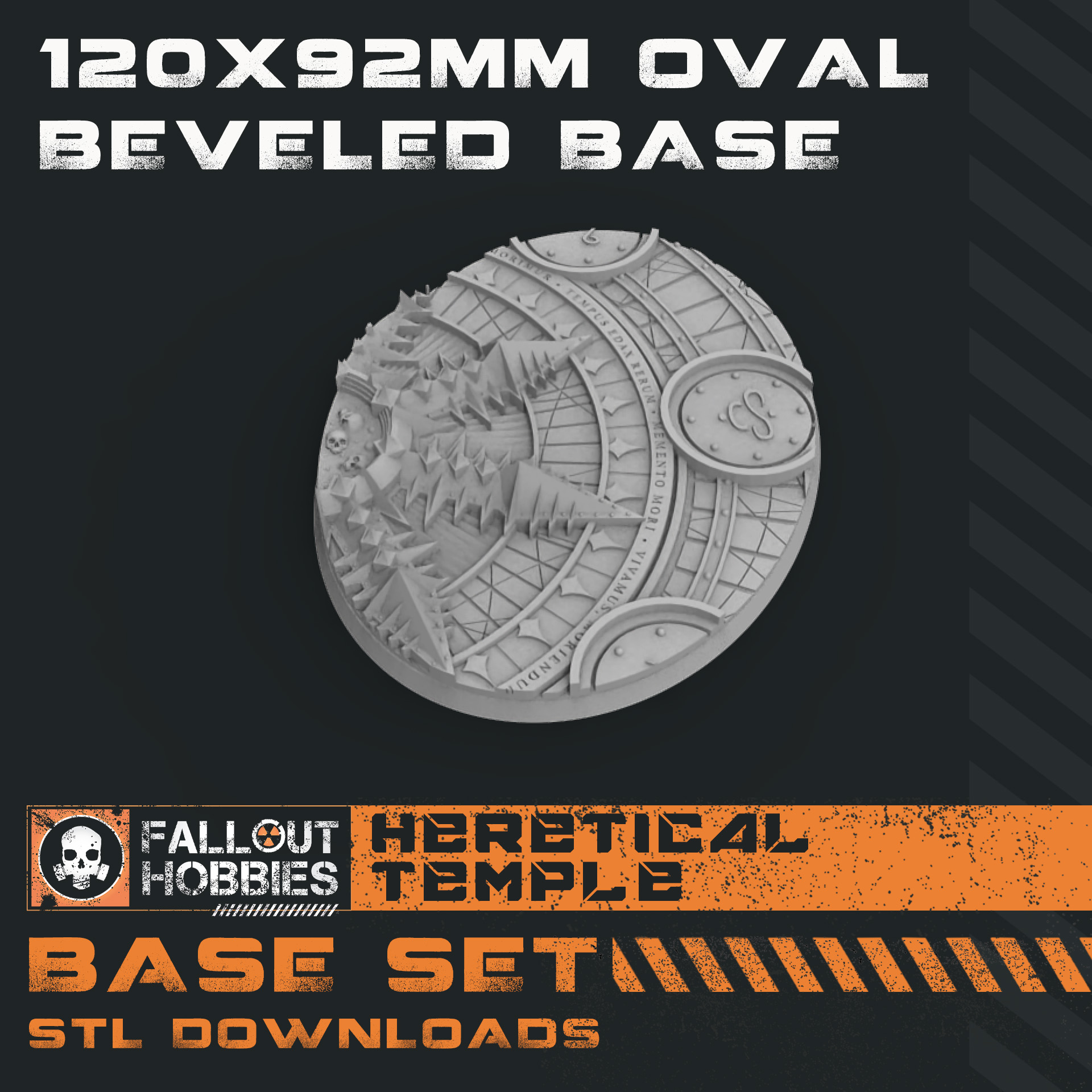 3D file Heretical Temple Bases Set 🕍 ・3D printing design to download・Cults