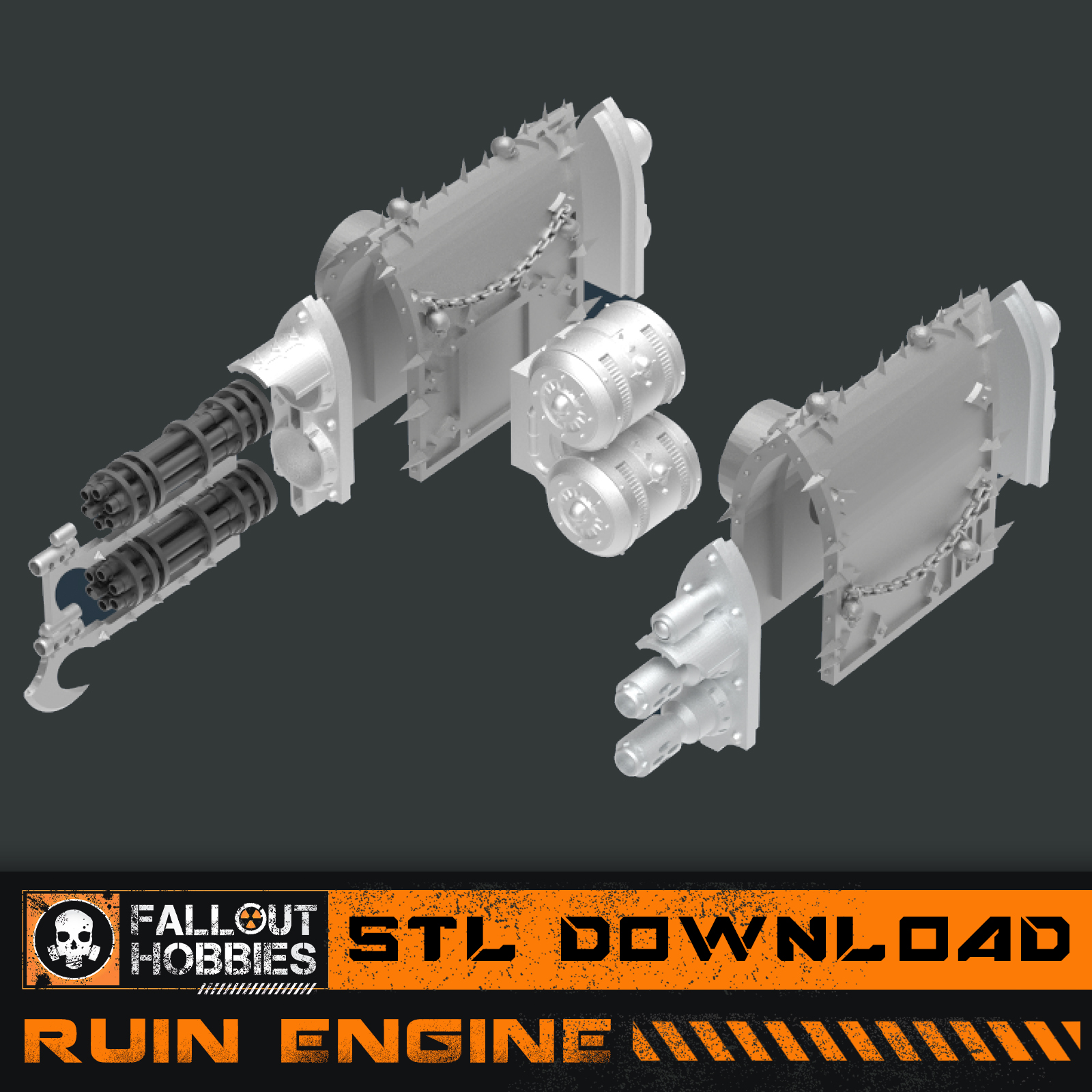 🎲 Ruin Engine・ 3D File for ・Cults