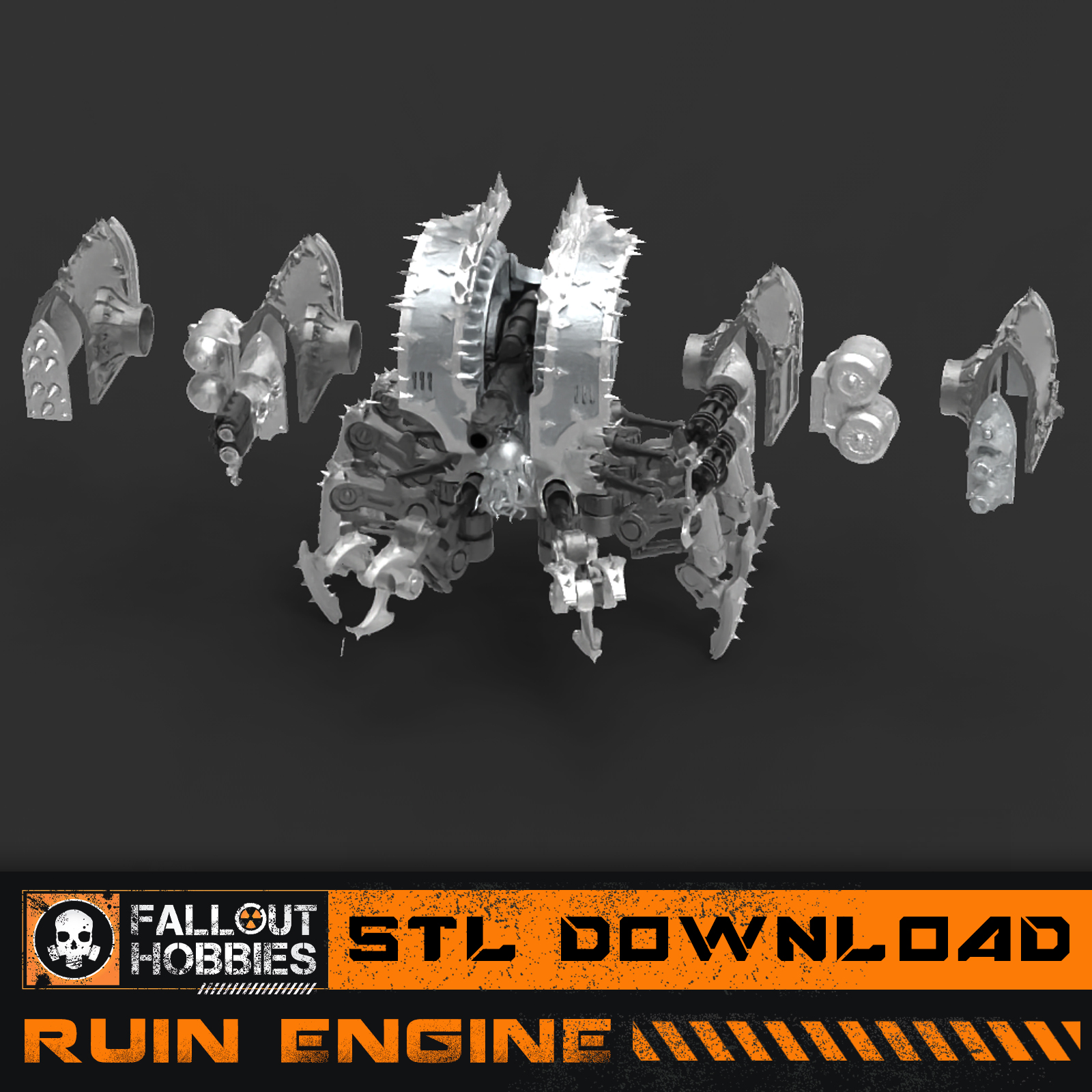 🎲 Ruin Engine・ 3D File for ・Cults