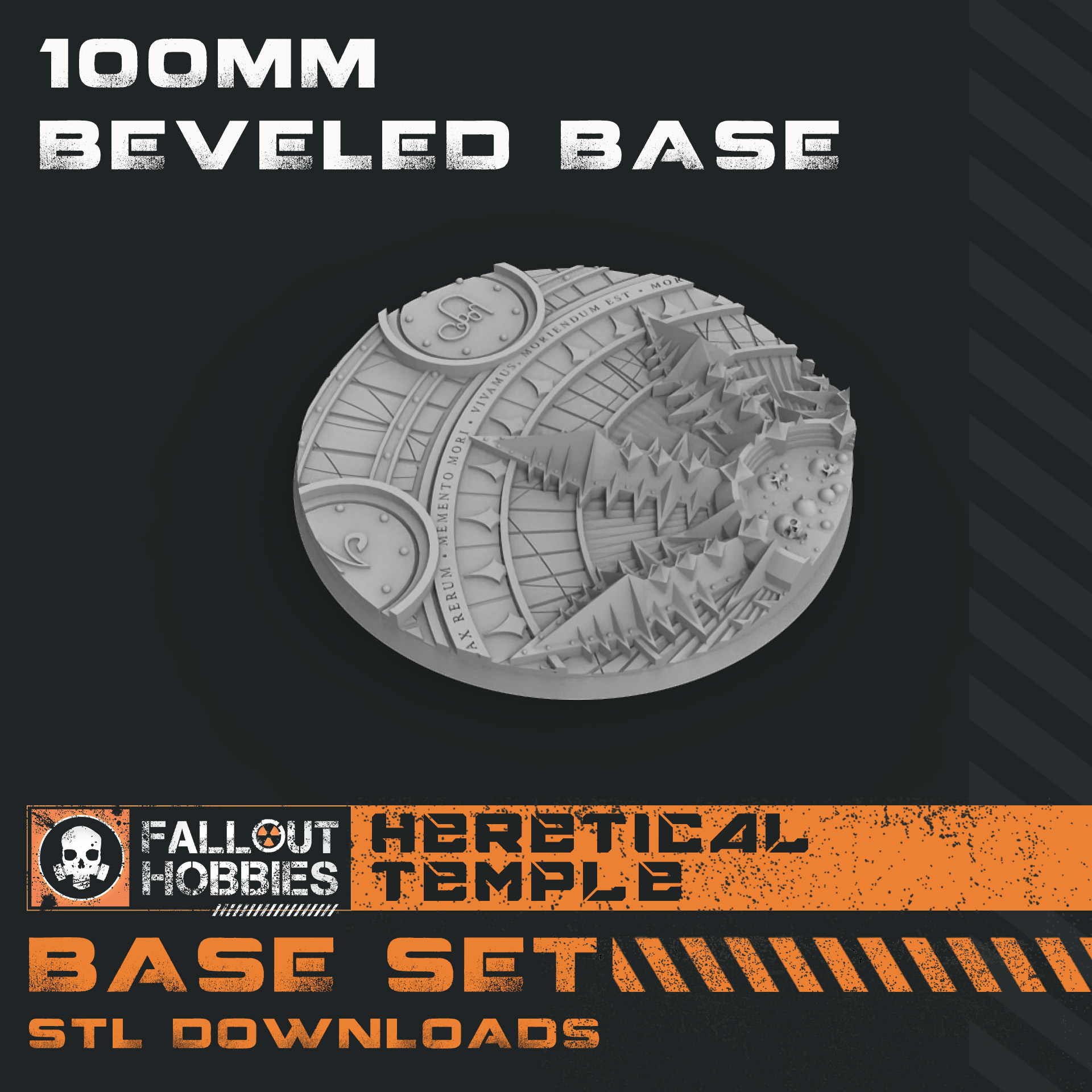 3D file Heretical Temple Bases Set 🕍 ・3D printing design to download・Cults