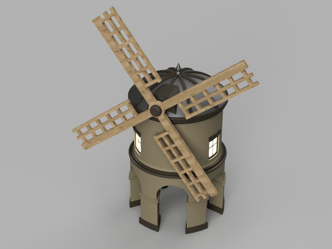 Free STL file Chesterton Windmill 🏗️ ・3D printable design to download・Cults