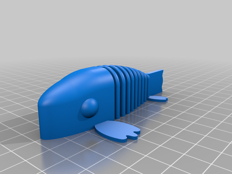 Free 3D file TPU Flexi-Fish 🪢 ・3D printing template to download・Cults