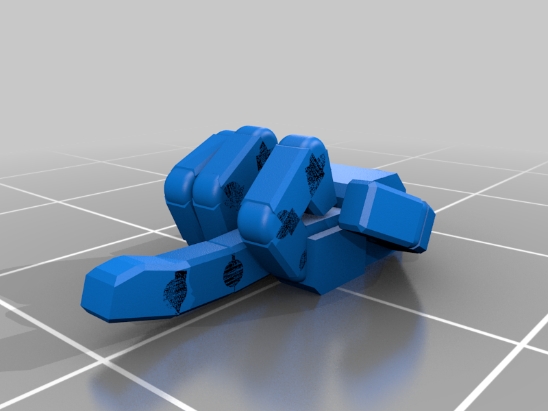 Archivo 3D gratis 1/144 Gundam Hand [inc. archivo f3d] 🤖・Diseño ...